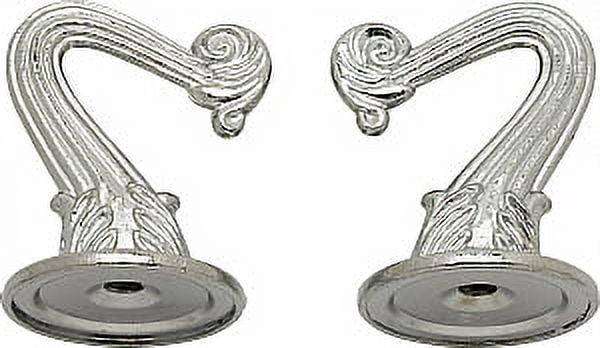 Satco Die Cast Swag Hook Kit Kit contains 2 hooks and hardware Chrome ...
