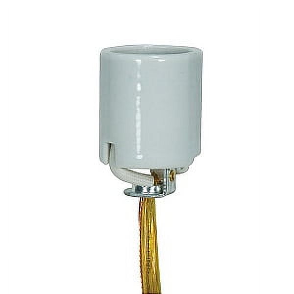 Satco Keyless Porcelain Socket with Hickey - Walmart.com