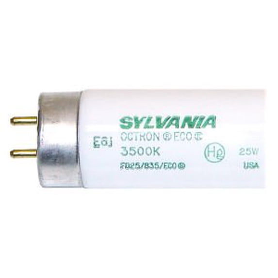 Satco Lighting S6530 Single 25 Watt 36" Wide T8 Bi Pin Fluorescent Bulb ...