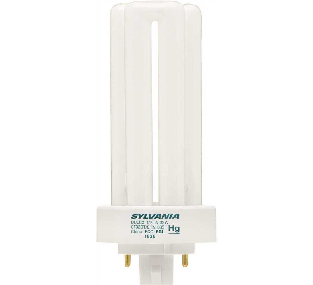 Sylvania 20885 32-Watt Equivalent T4PL 4-Pin Triple Tube Dimmable CFL ...