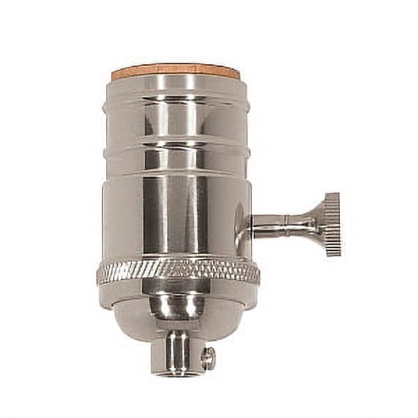 Satco On-Off Turn Knob Socket with Matching Finish Removable Knob ...