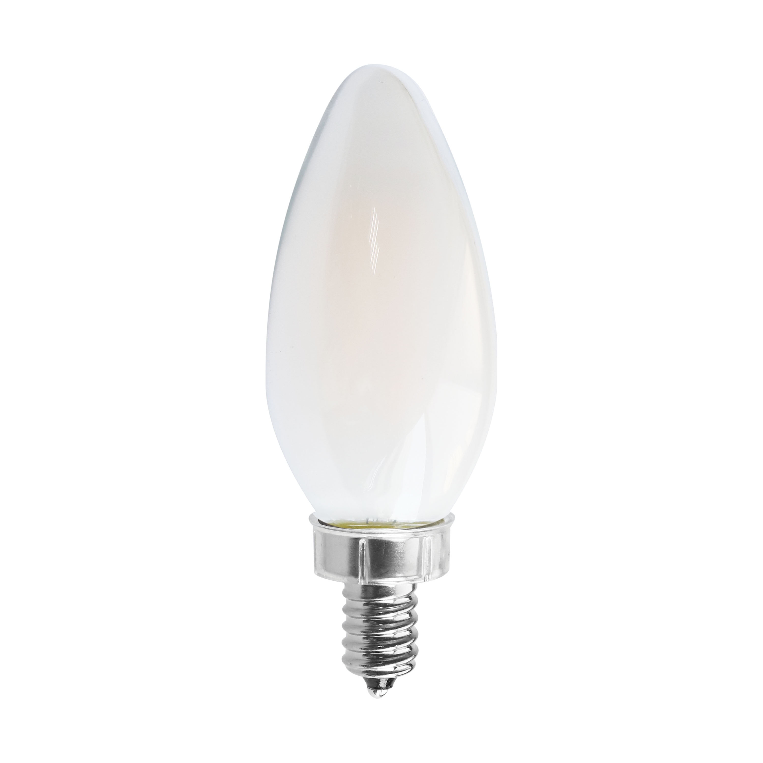 Satco 8 Watt C11 LED - Frosted - Candelabra base - 2700K - 90 CRI - 760 Lumens - Walmart.com