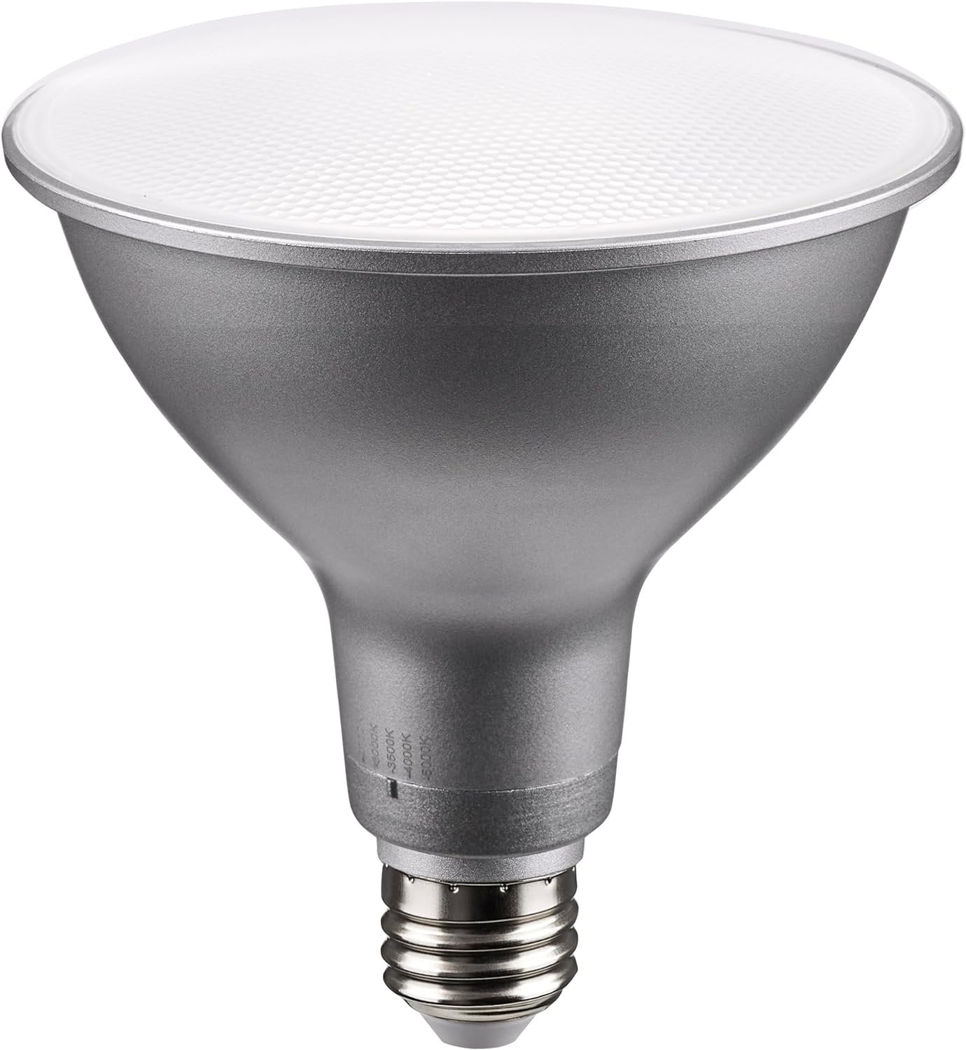 Satco S11589; 13.3 Watt PAR38 LED; Medium Base; Silver Finish; CCT ...