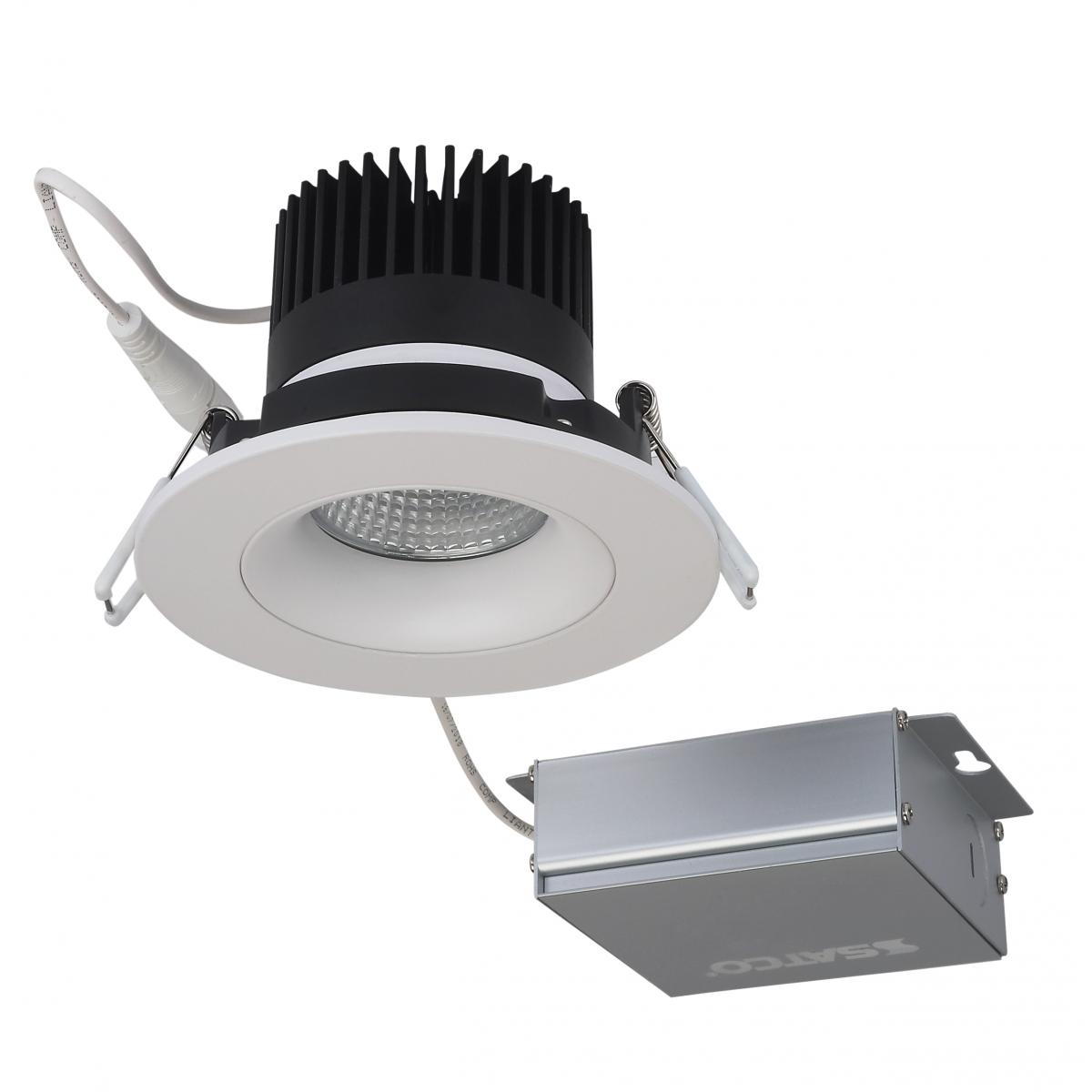 Satco S11624 12 watt LED Direct Wire Downlight; Gimbaled; 3.5 inch ...
