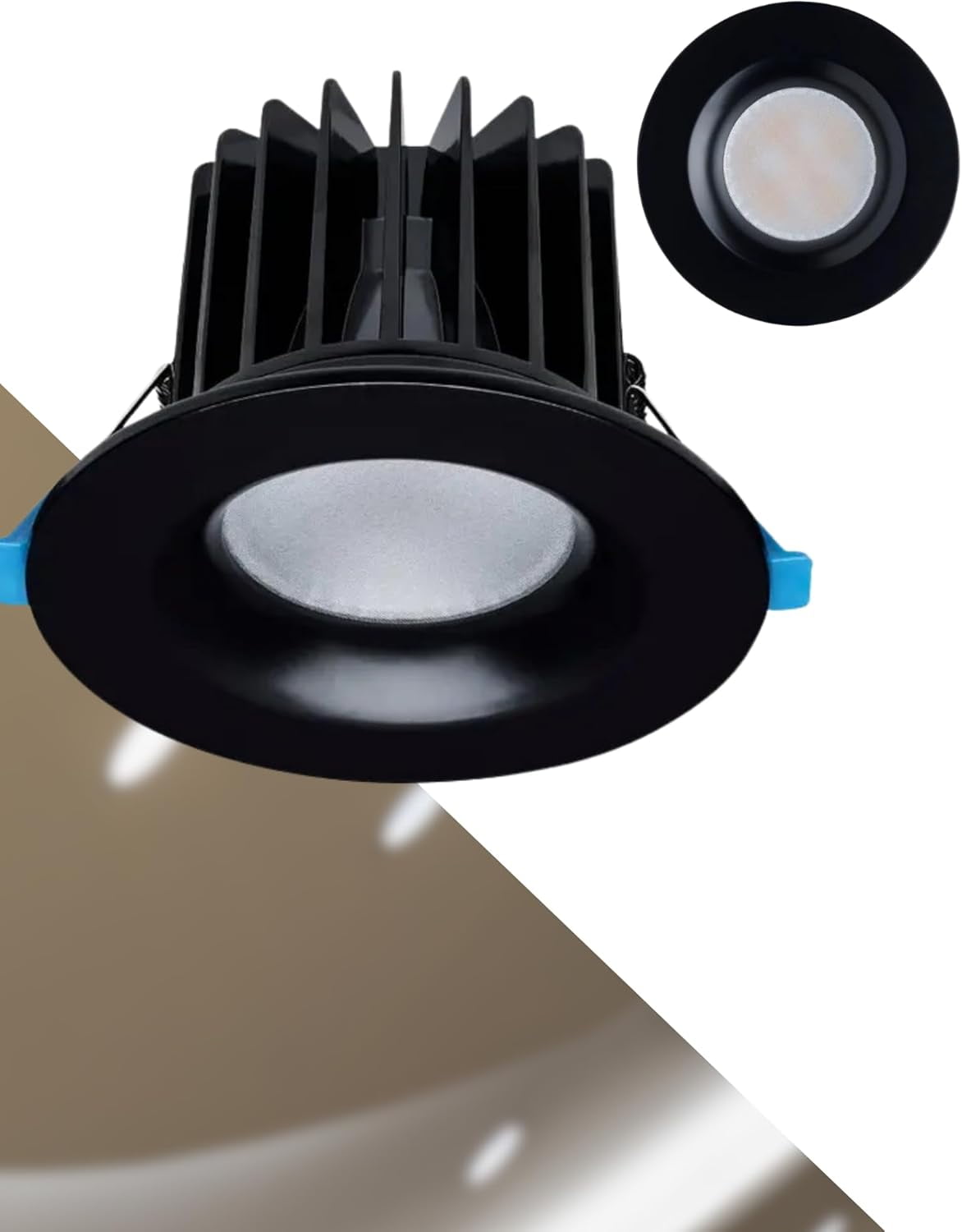 Satco S11671 16/20/24W Selectable Remote Driver LED Downlight, 3 in ...