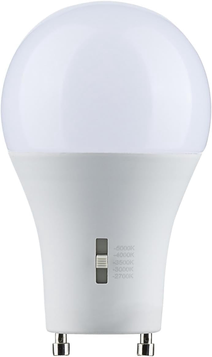 Satco S11796 14 Watt A19 LED; Bi Pin GU24 Base; CCT Selectable; 120 ...