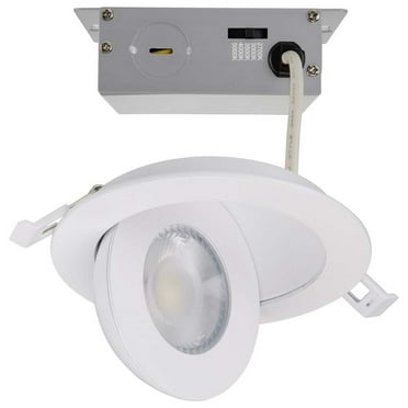 Satco 4" 7W Square LED Direct Wire Downlight - 3000K - Soft White ...