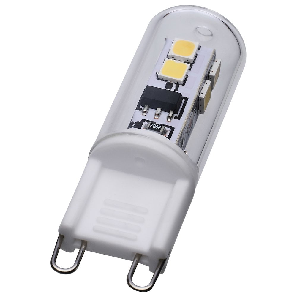 Satco 2 Watt T4 LED - Clear Finish - G9 Base - 5000K - 120 Volt ...