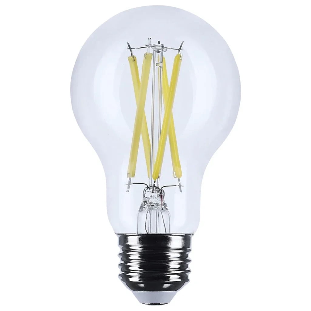 Satco S12469 LED A19 Light Bulbs 10.5W 120V 3500K High Lumen E26 Medium ...