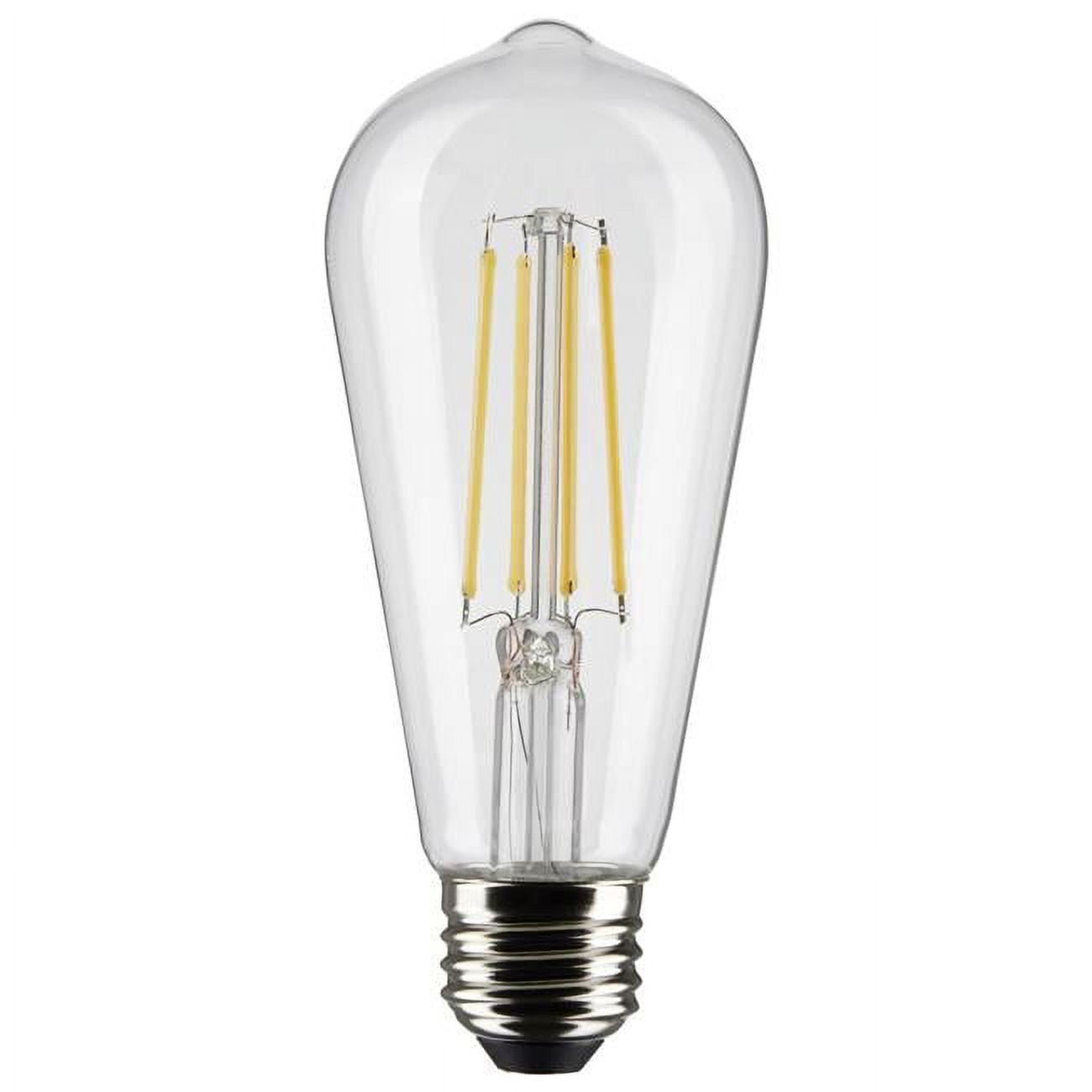 Satco Home Improvement 8W ST19 LED Medium Base Bulb, Energy Saving ...