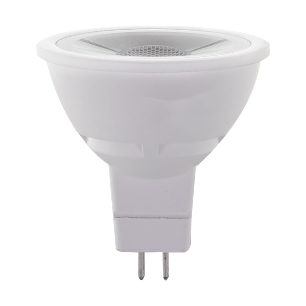 Satco 7 Watt MR16 LED - GU5.3 base - 3000K - 12 Volt - 40 deg. Beam ...