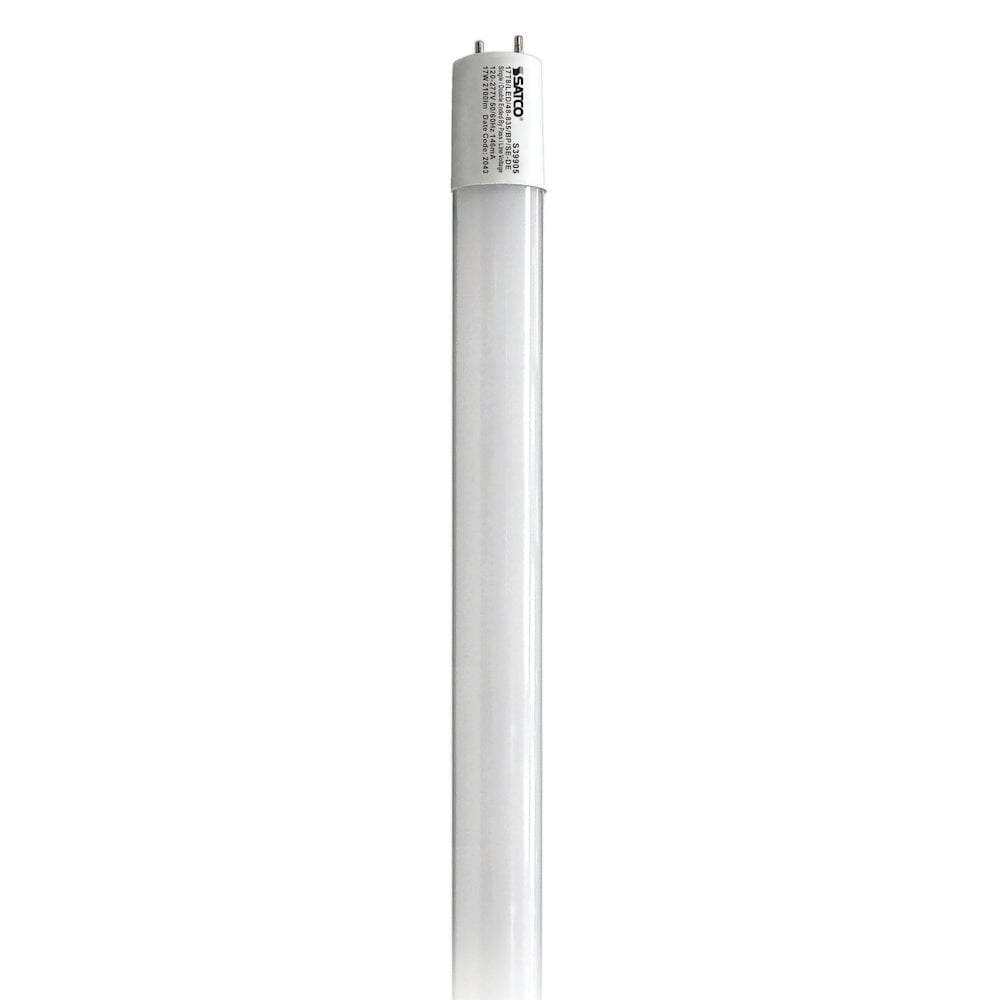Satco 17 Watt T8 LED - 4Ft - 3500K - Medium Bi Pin base - 50000 Average rated hours - Walmart.com