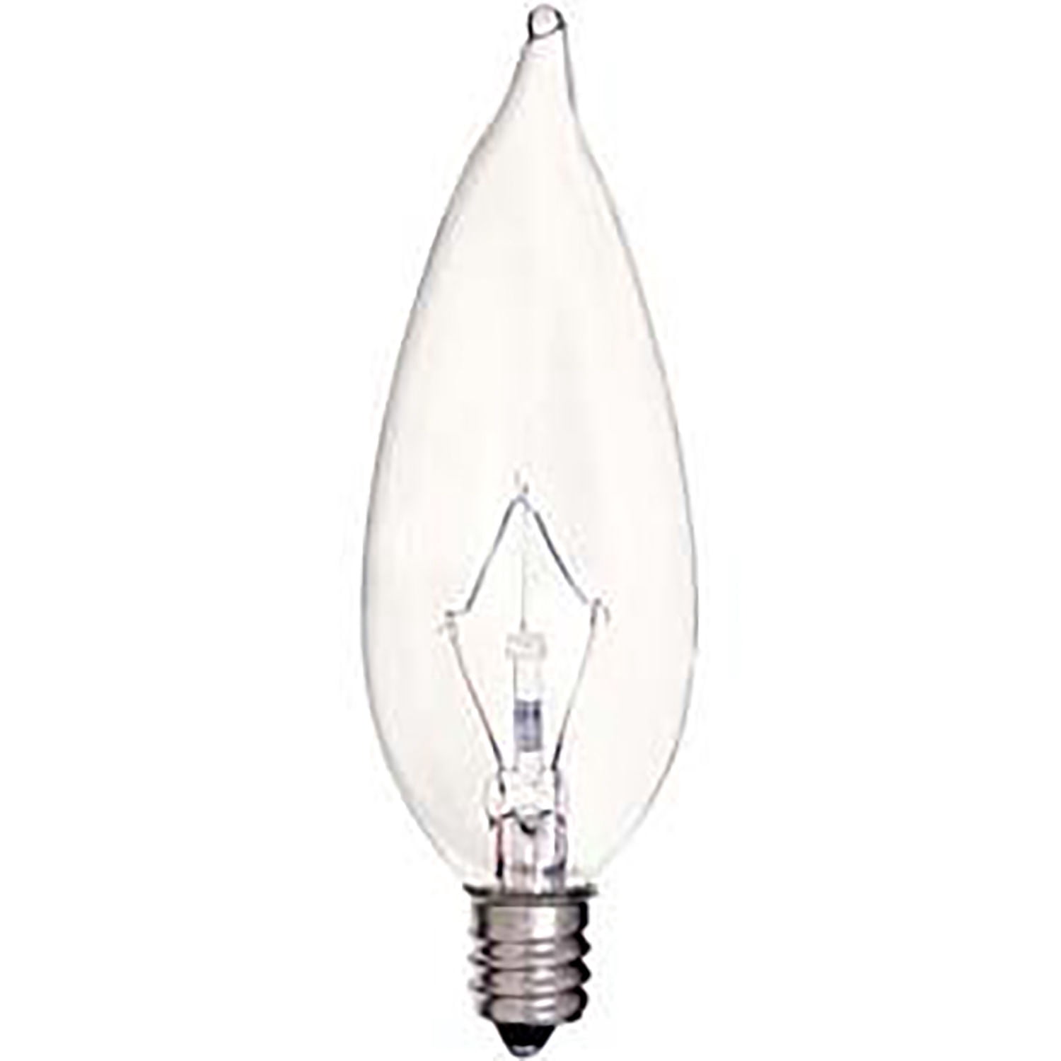 Satco S4465 Kr25ca9 1/2 25w Incandescent W/ Candelabra Base Bulb ...