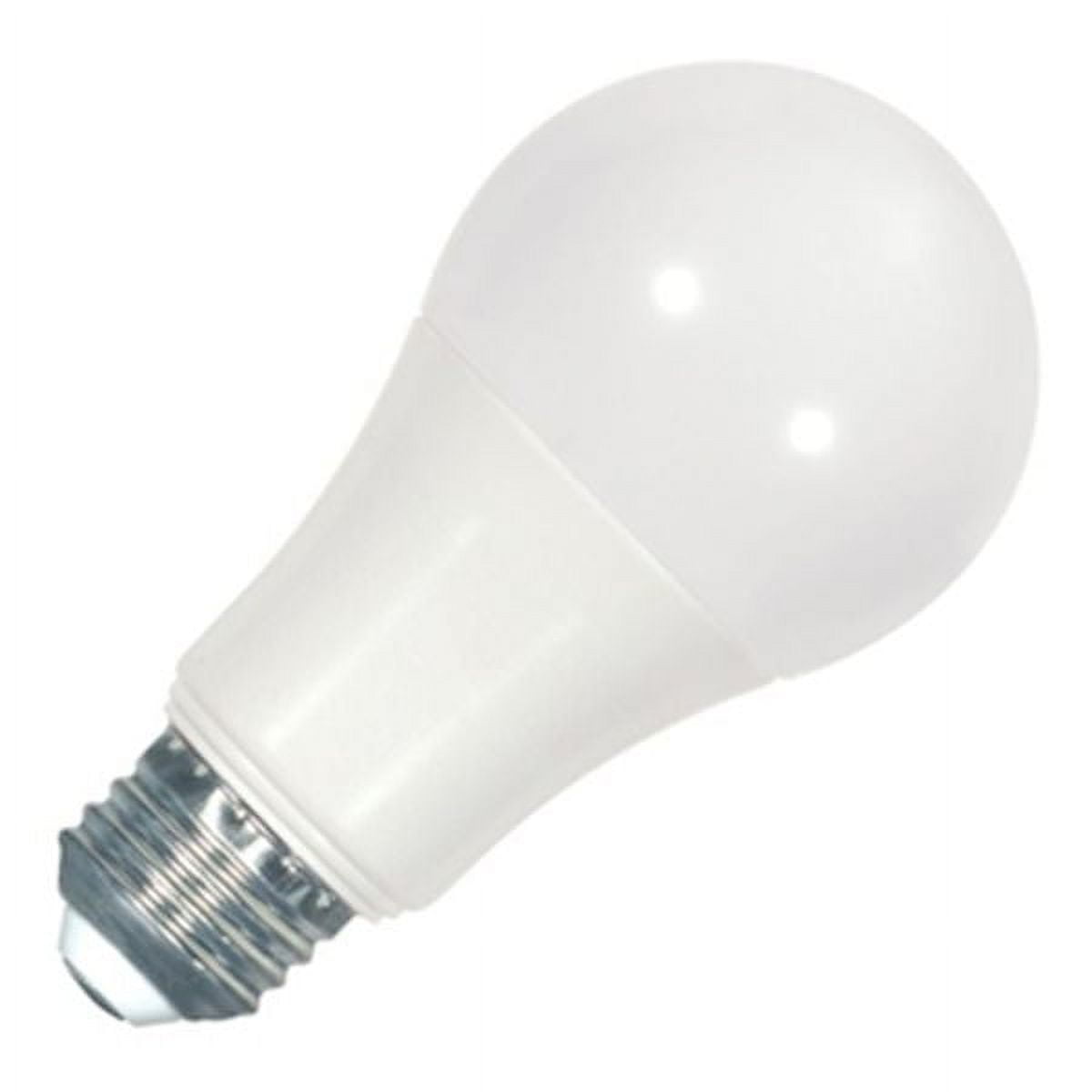 Satco S9108 A19 LED Frosted 5000K 215' Beam Spread Medium Base Light ...