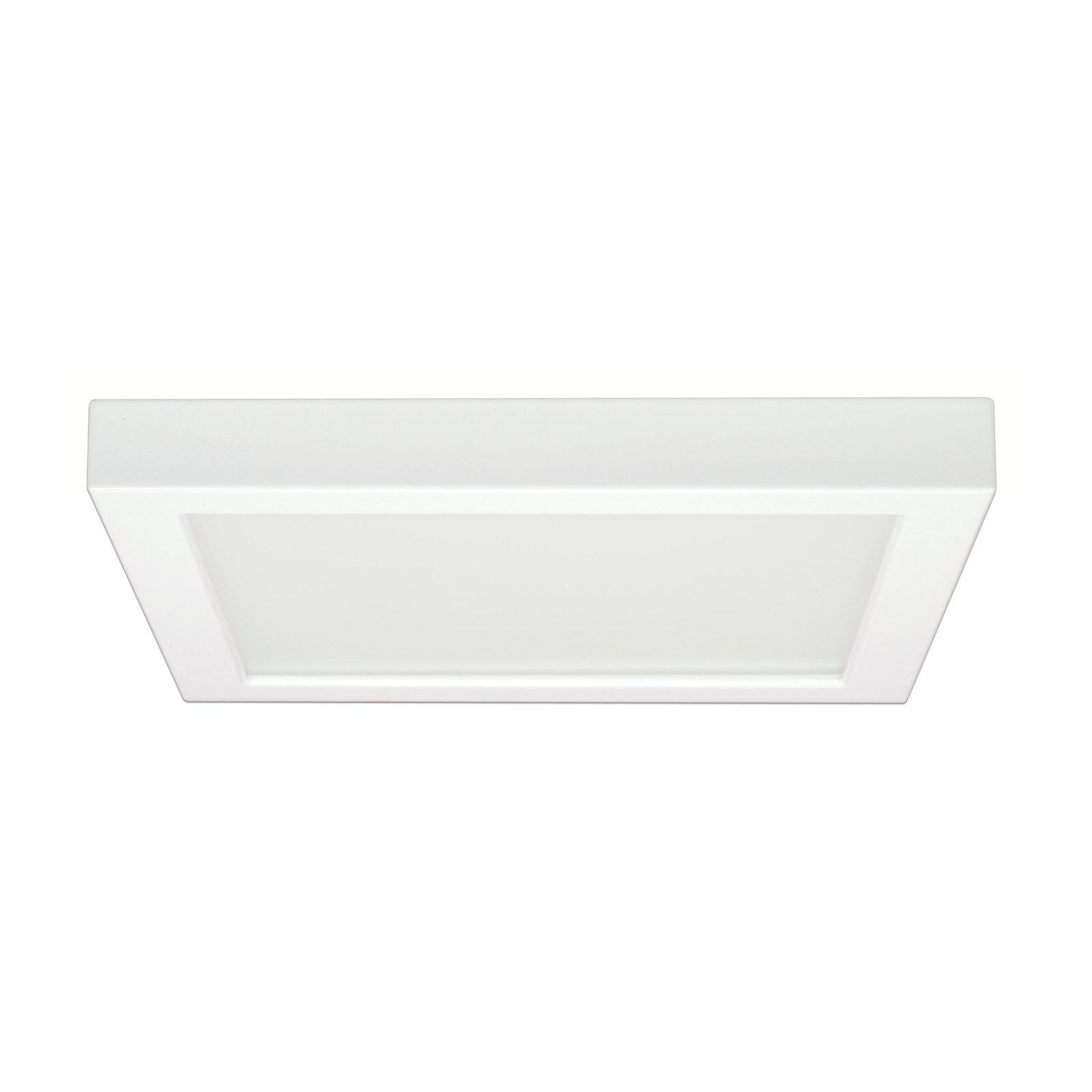 Satco S9340 - 18.5 watt; 9" Flush Mount LED Fixture; 2700K; Square Shape; White Finish; 120 ...