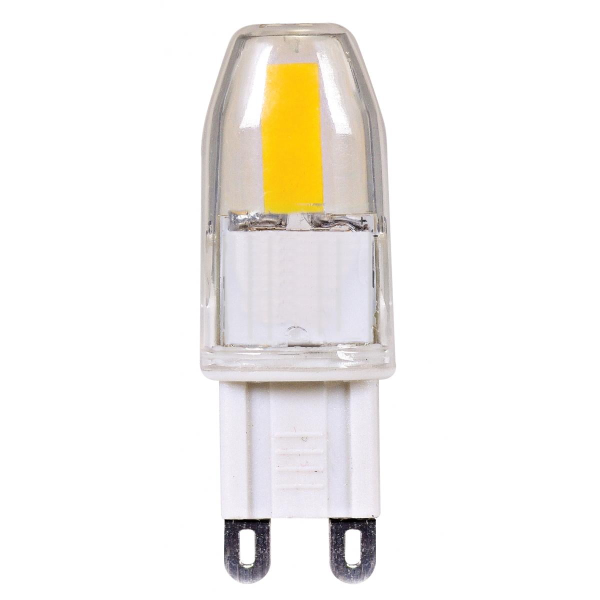 Satco S9547 JCD T4 Mini-Wedge LED Bulb 1.6W 120V G9 Double Loop Base ...