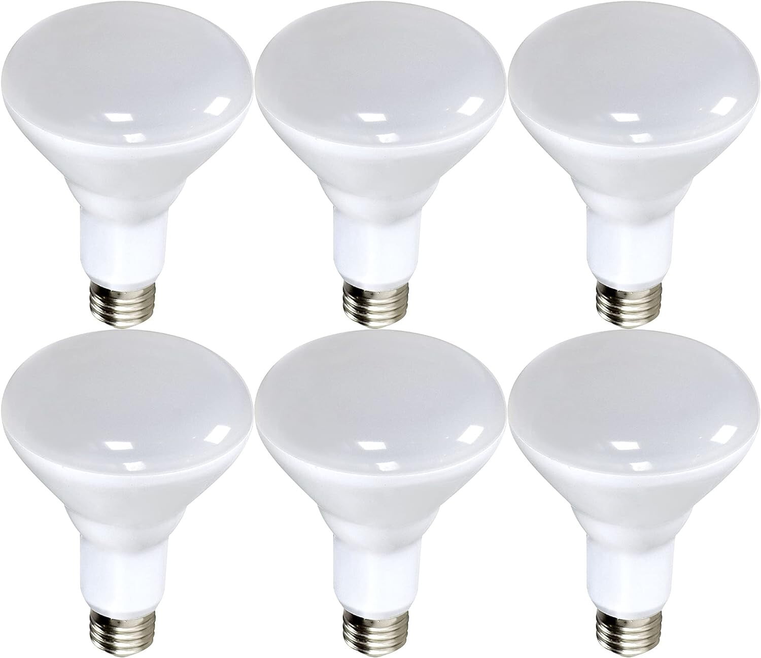 Satco S9639 - 16.5 Watt LED BR40 Dimmable Reflector Bulb - 120 Volts (6 ...