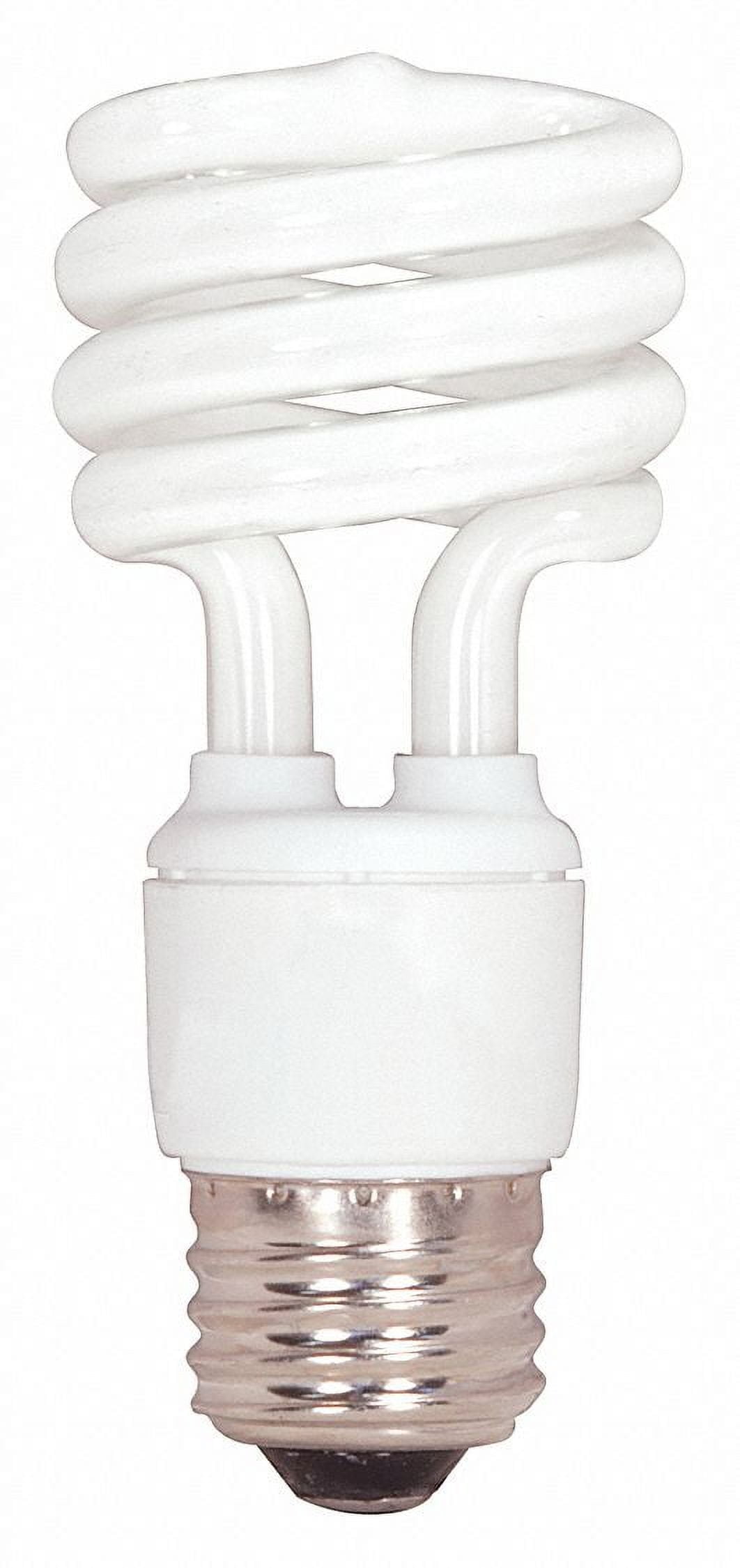 Satco S7217 - 13 watt; Mini Spiral Compact Fluorescent; 2700K; 82 CRI ...