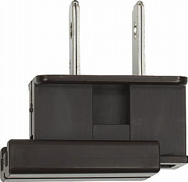 Satco Slide Plug-Polarized 18/2-SPT-1 8A-125V Brown - Walmart.com