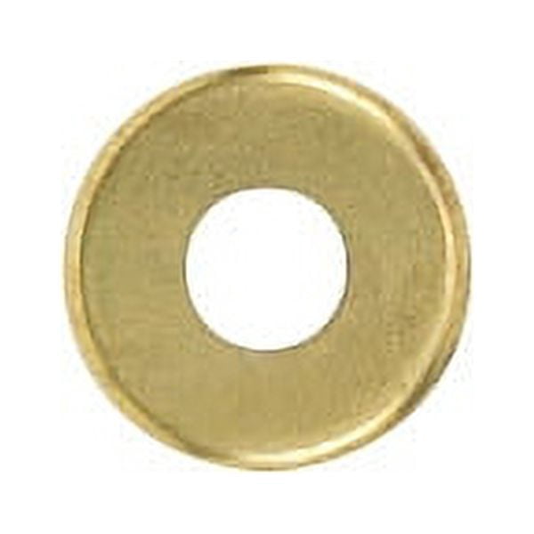 Satco Steel Check Ring Straight Edge 1/8 IP Slip Brass Plated 1-3/4in ...