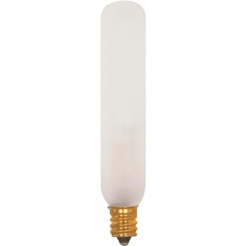 Satco T6 Incandescent Tubular Appliance Light Bulb 15W CLR CAND EXIT ...