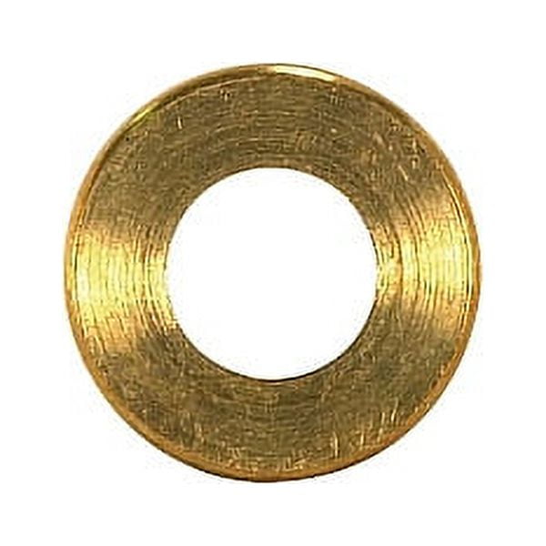 Satco Turned Brass Check Ring 1/4 IP Slip Burnished and Lacquered 3/4in ...