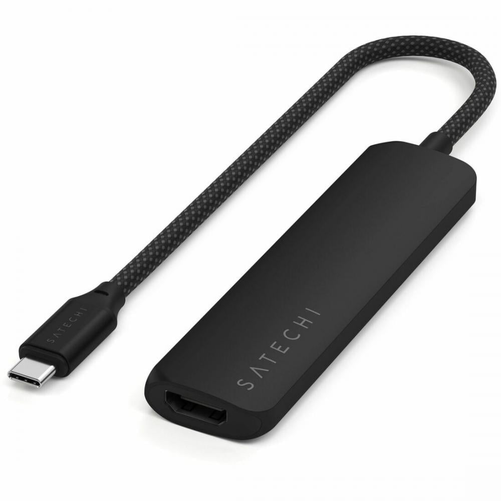 Satechi 4-in-1 USB-C Slim Multiport Adapter 4K - for Desktop PC ...