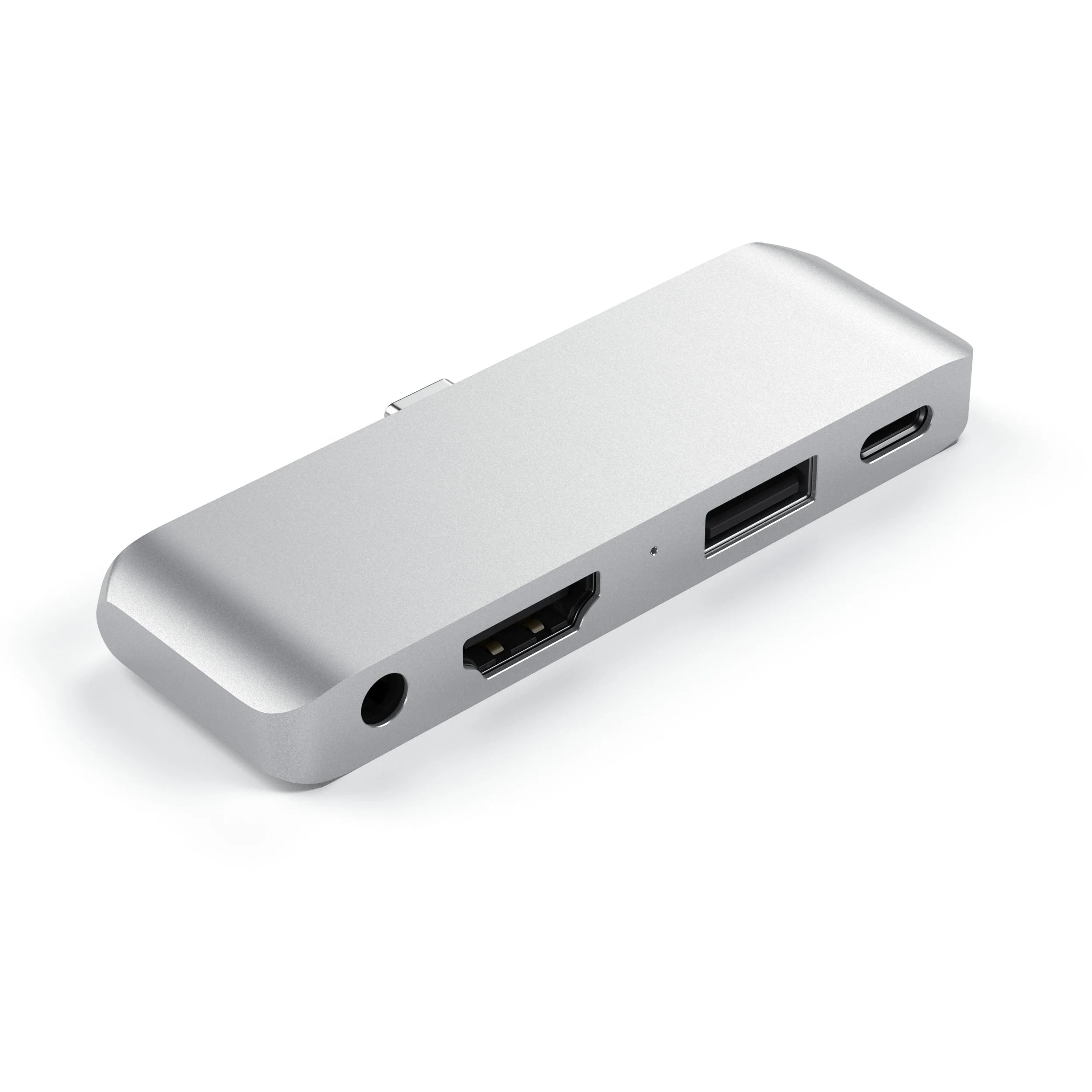 Satechi Aluminum USB Type-C Mobile Pro Hub, Silver - Walmart.com
