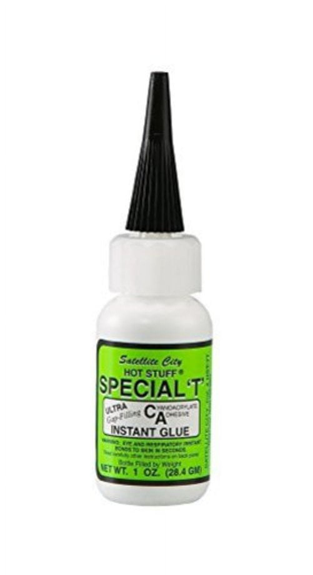 Satellite City Special T Thick CA Glue, 1oz, Green Label, Gap-Filling ...