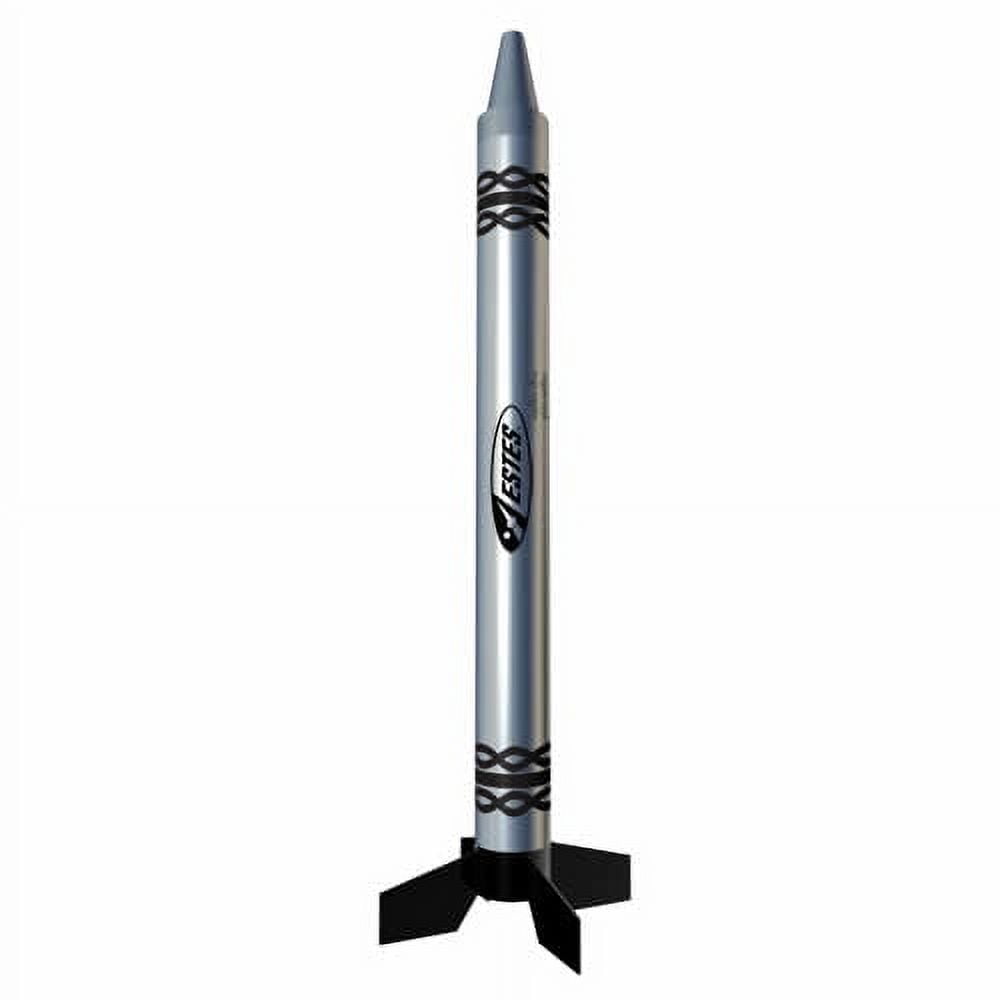 Satellite Silver Crayon Ready to Fly Model Rocket Kit Estes - Walmart.com