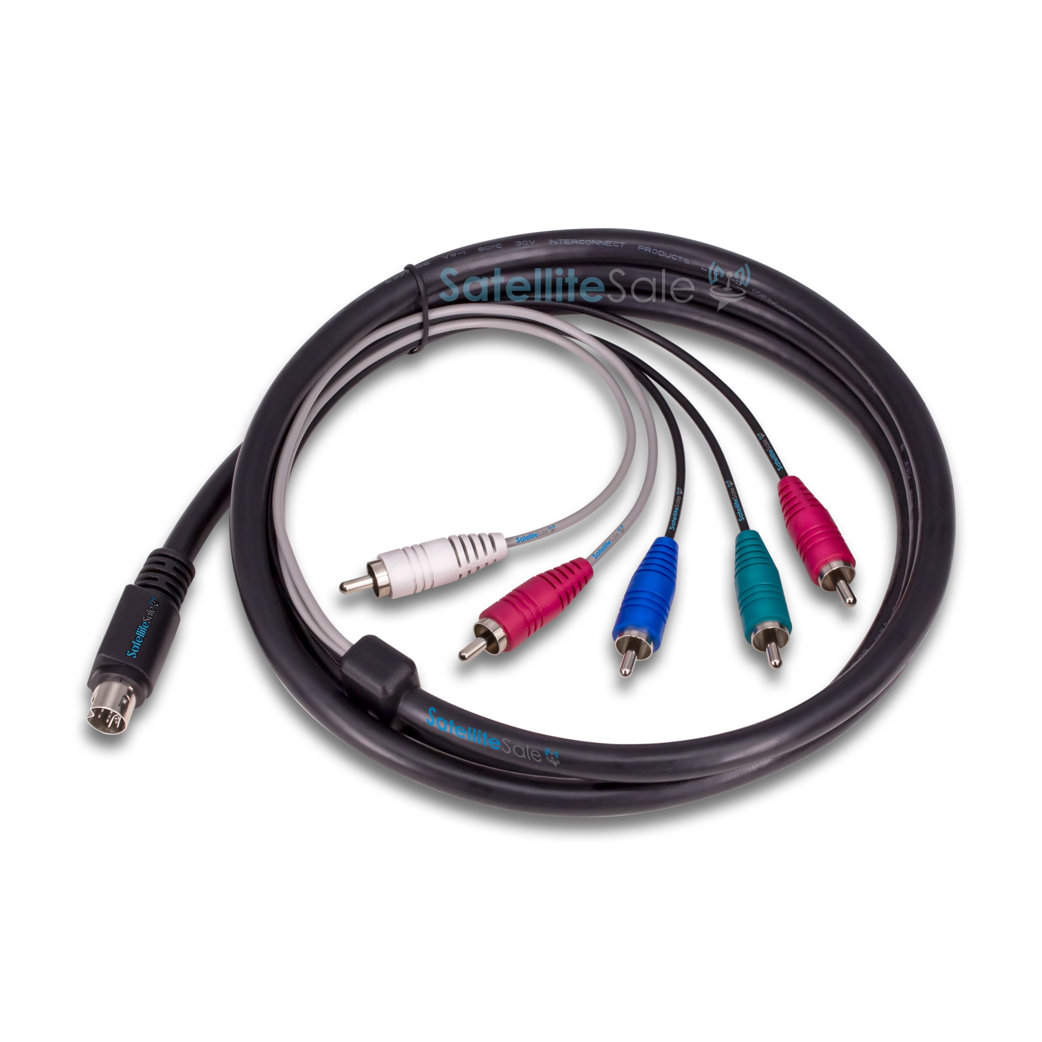 SatelliteSale Audio Video 10-Pin Component DirecTV Replacement Cable ...