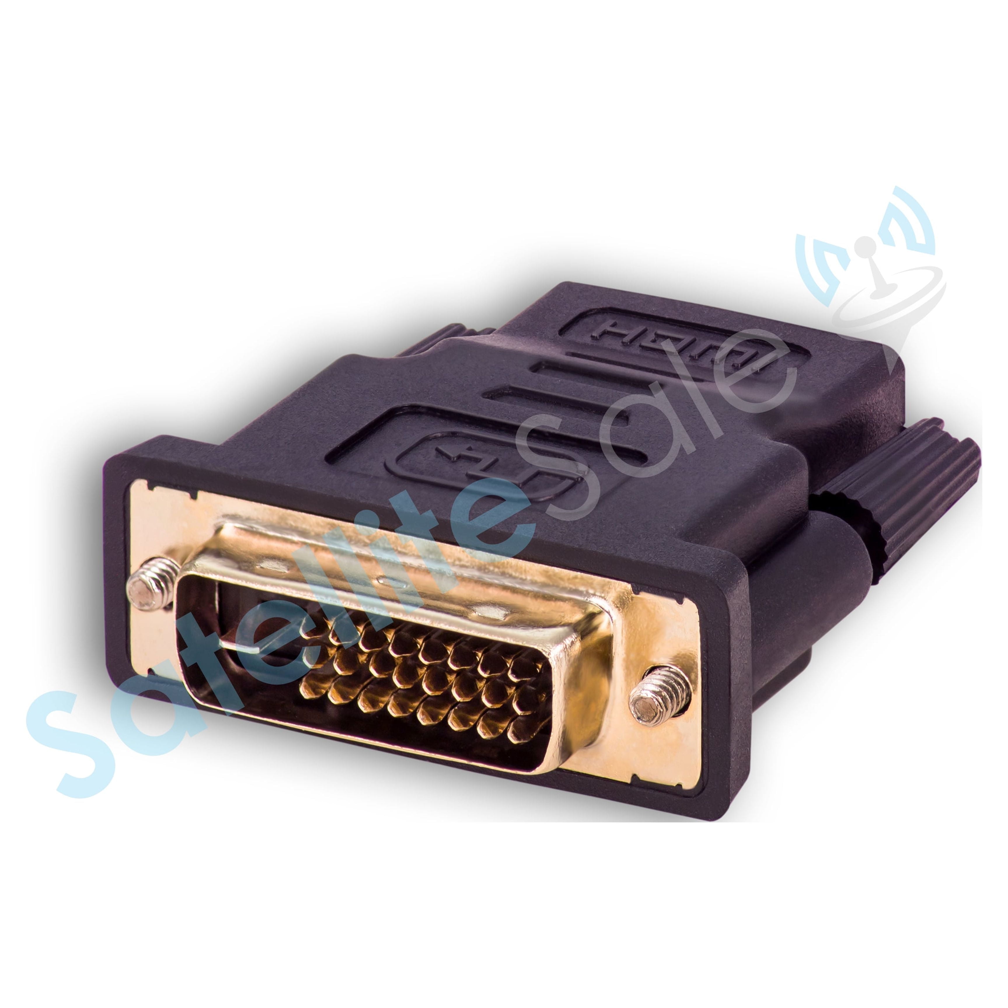 SatelliteSale Bi-Directional Male DVI-D to Female HDMI Adapter PVC ...