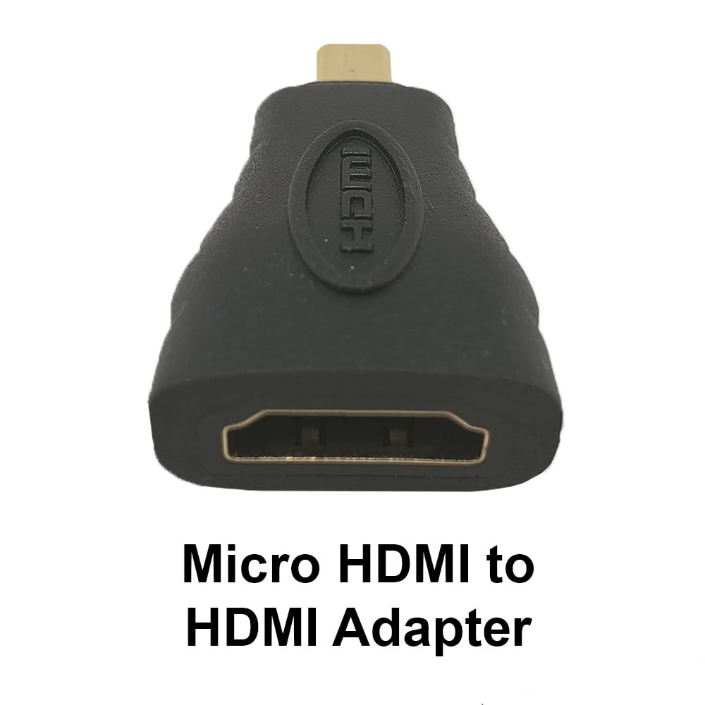 SatelliteSale Digital HDMI Female to Micro HDMI Male Adapter PVC Black ...