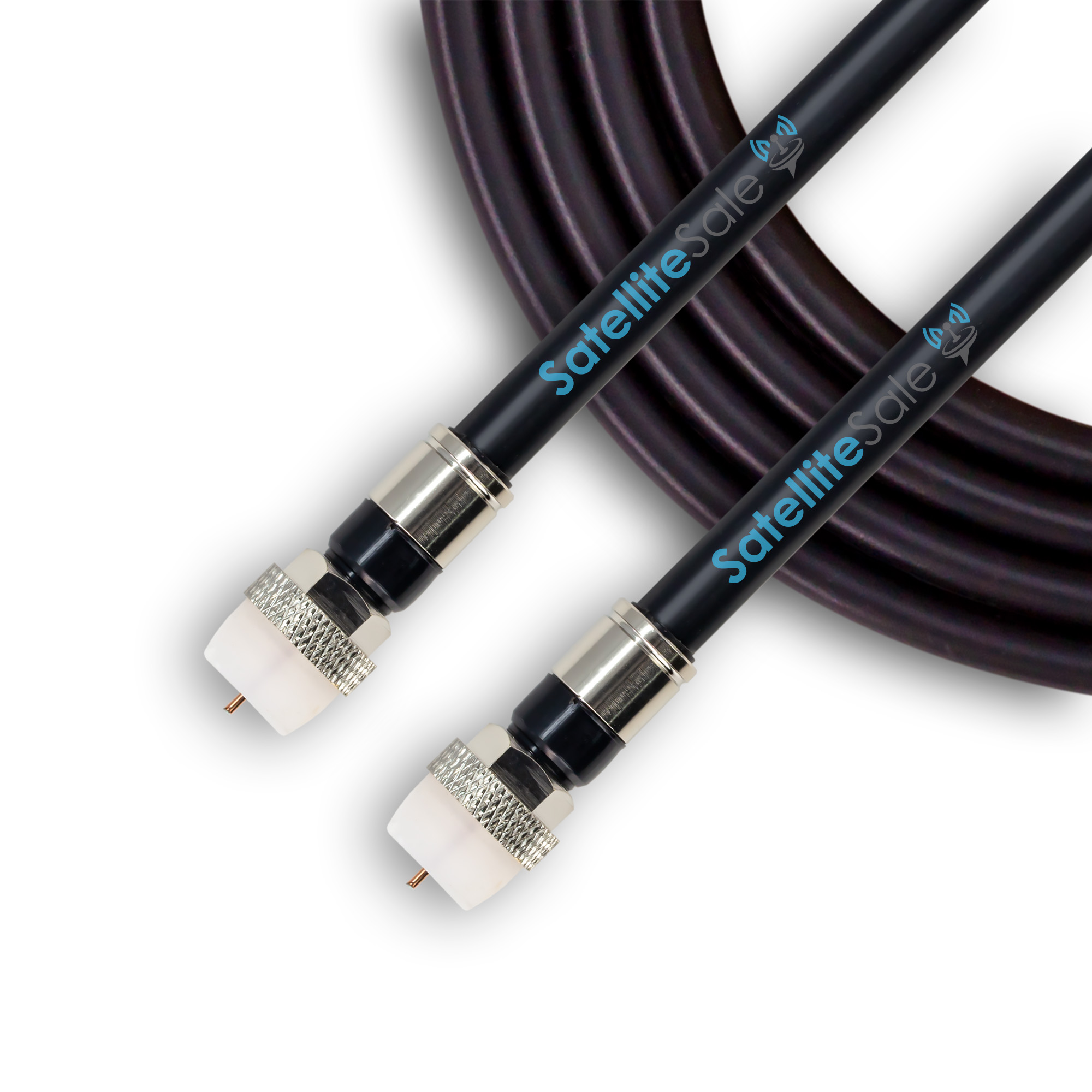 RCA 25' RG-6 Digital Coaxial Cable With Gold Plated F Connectors (Black ...