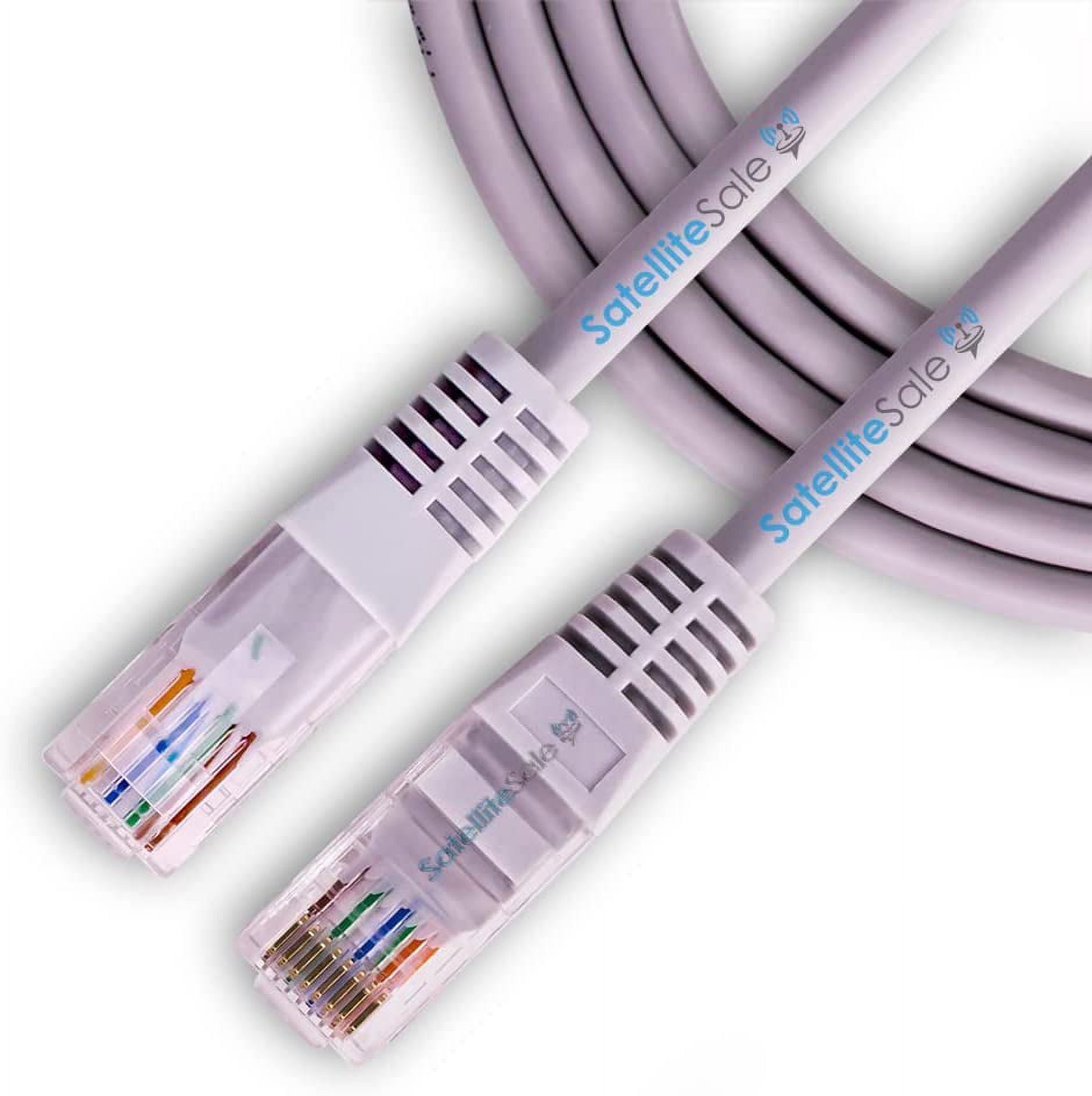 SatelliteSale RJ45 Cat-5e Network Ethernet UTP 4 Path Internet Cable ...
