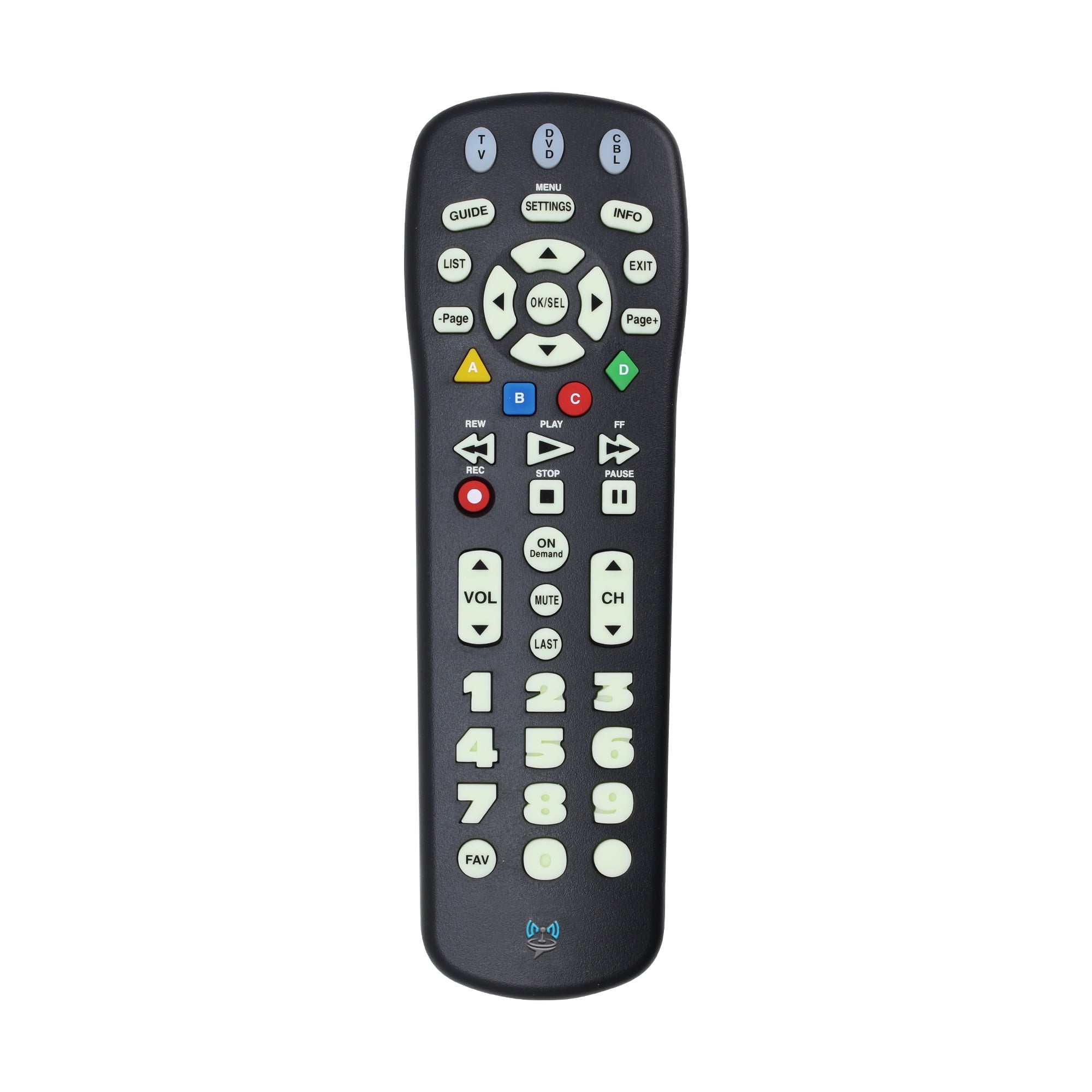 SatelliteSale Big Button TV Remote Control UR3-SR3S, Universal ...