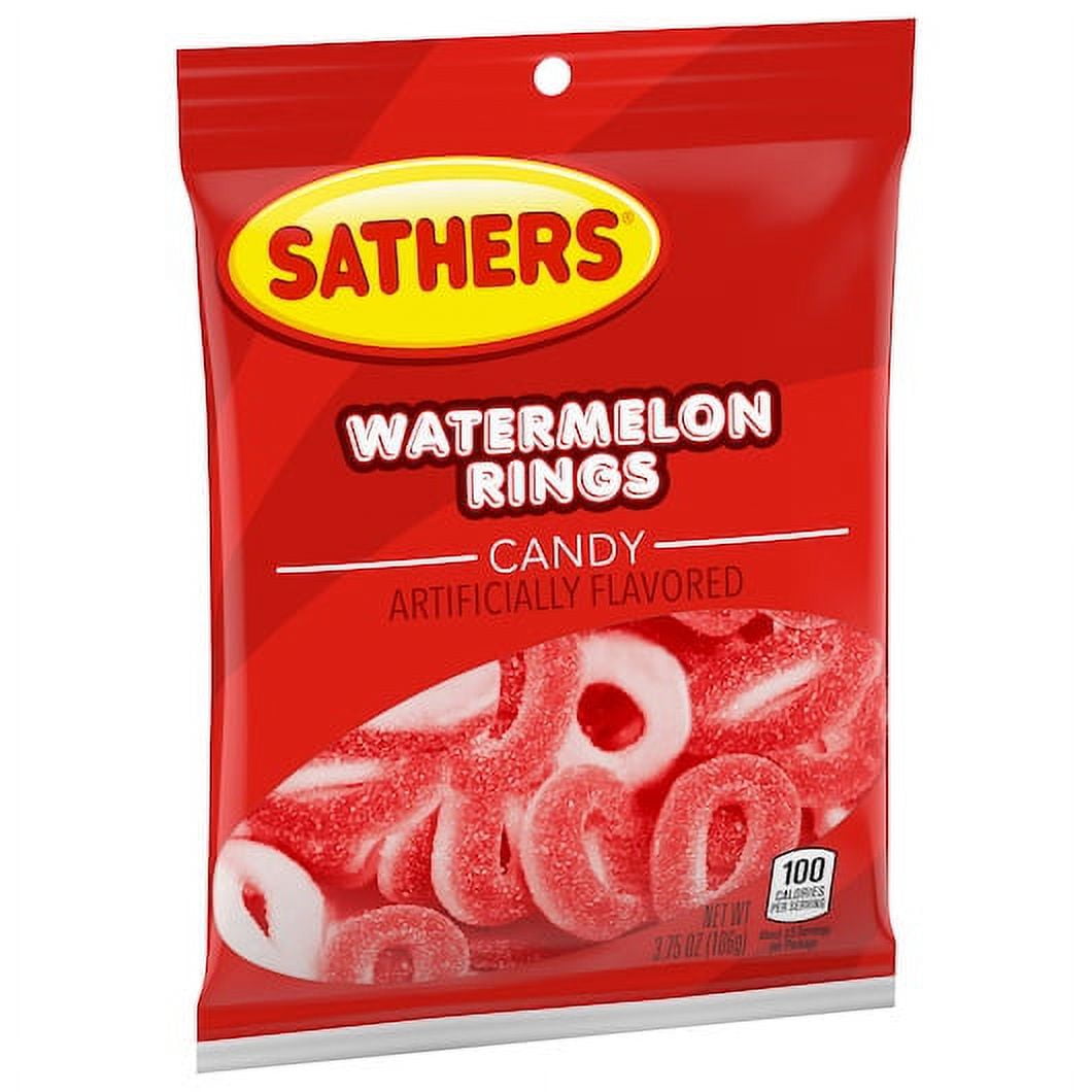 Sathers, Watermelon Gummi Ring 3.75 oz - Walmart.com