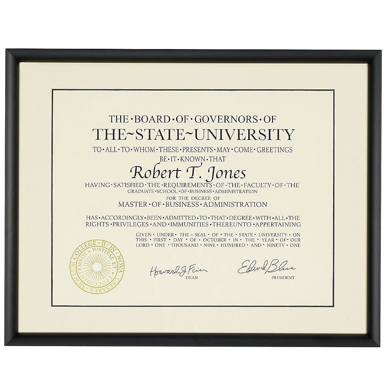 Satin-Black COSMOPOLITAN matted metallic frame 14x11 11x8one-half inch ...