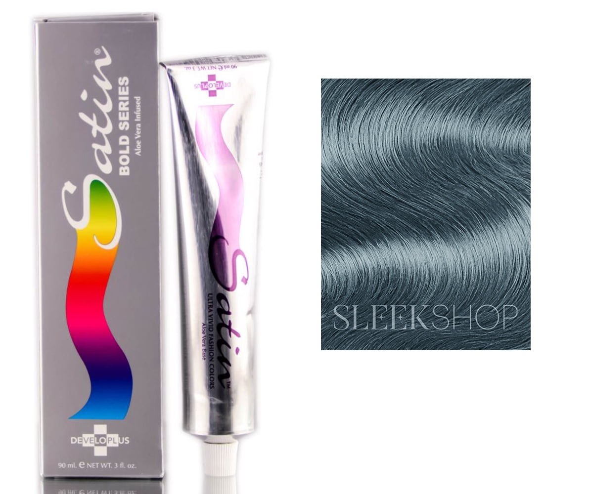 Satin Bold Series Aloe Vera Infused Hair Color - 3 oz - 8 Titanium ...