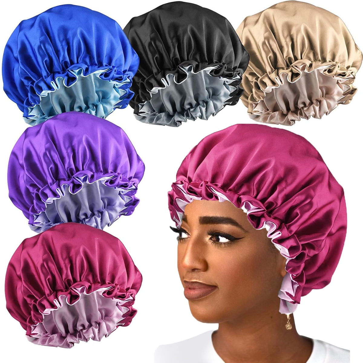 Satin Bonnet Silk Bonnet for Curly Hair Bonnet Braid Bonnet for ...