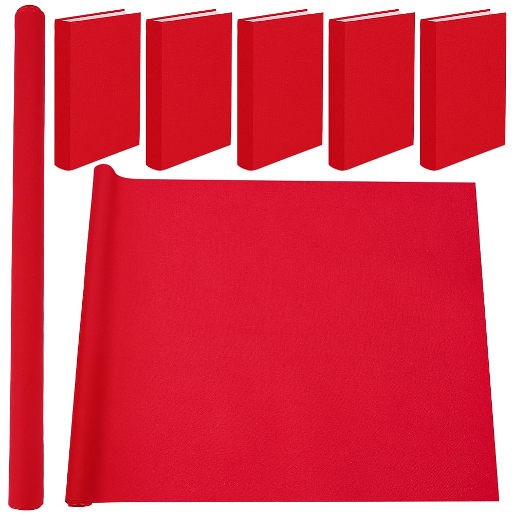Satin Book Covers Red 1100x420x0.1mm - Walmart.com