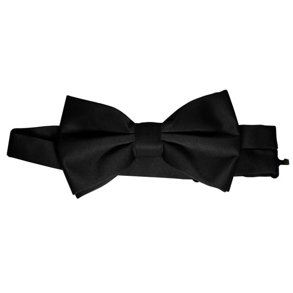 Satin Bow-Tie in Black - Walmart.com