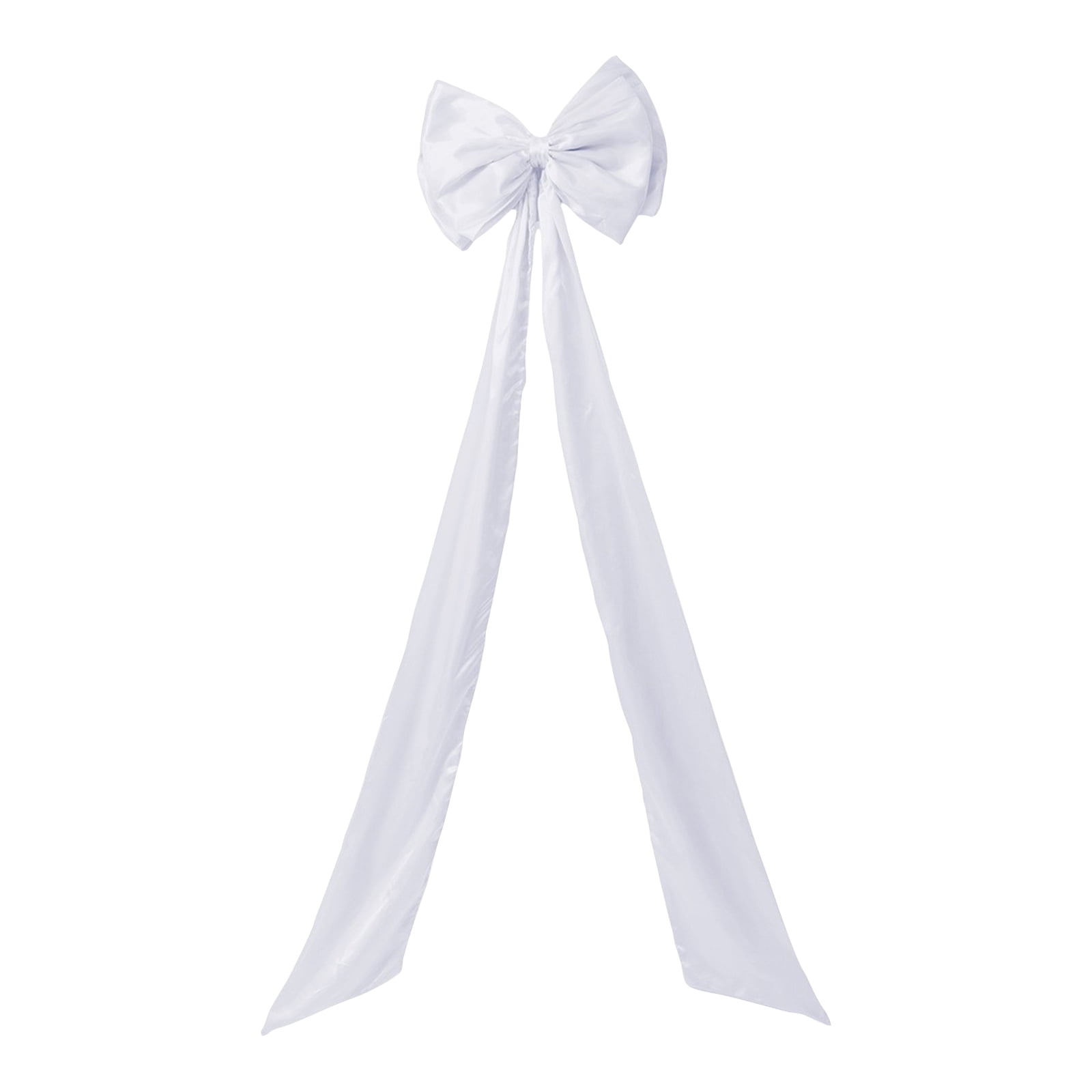 Satin Bow Tie with Long Ribbon Streamers Classic Decorative Accessory ...