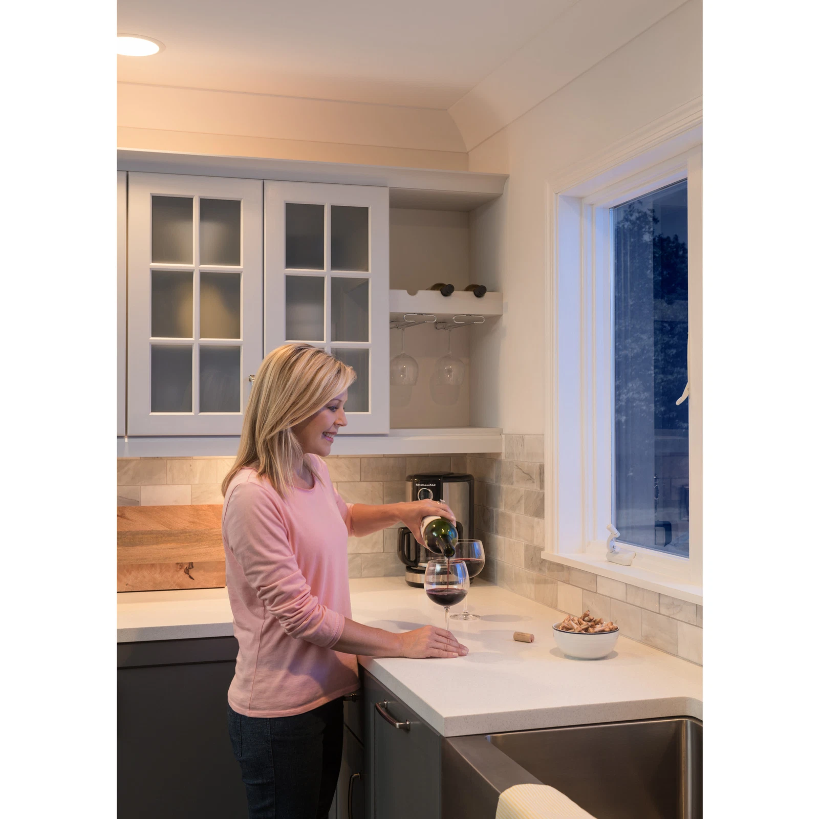 Satin Chrome Wire Stemware Rack - Walmart.com