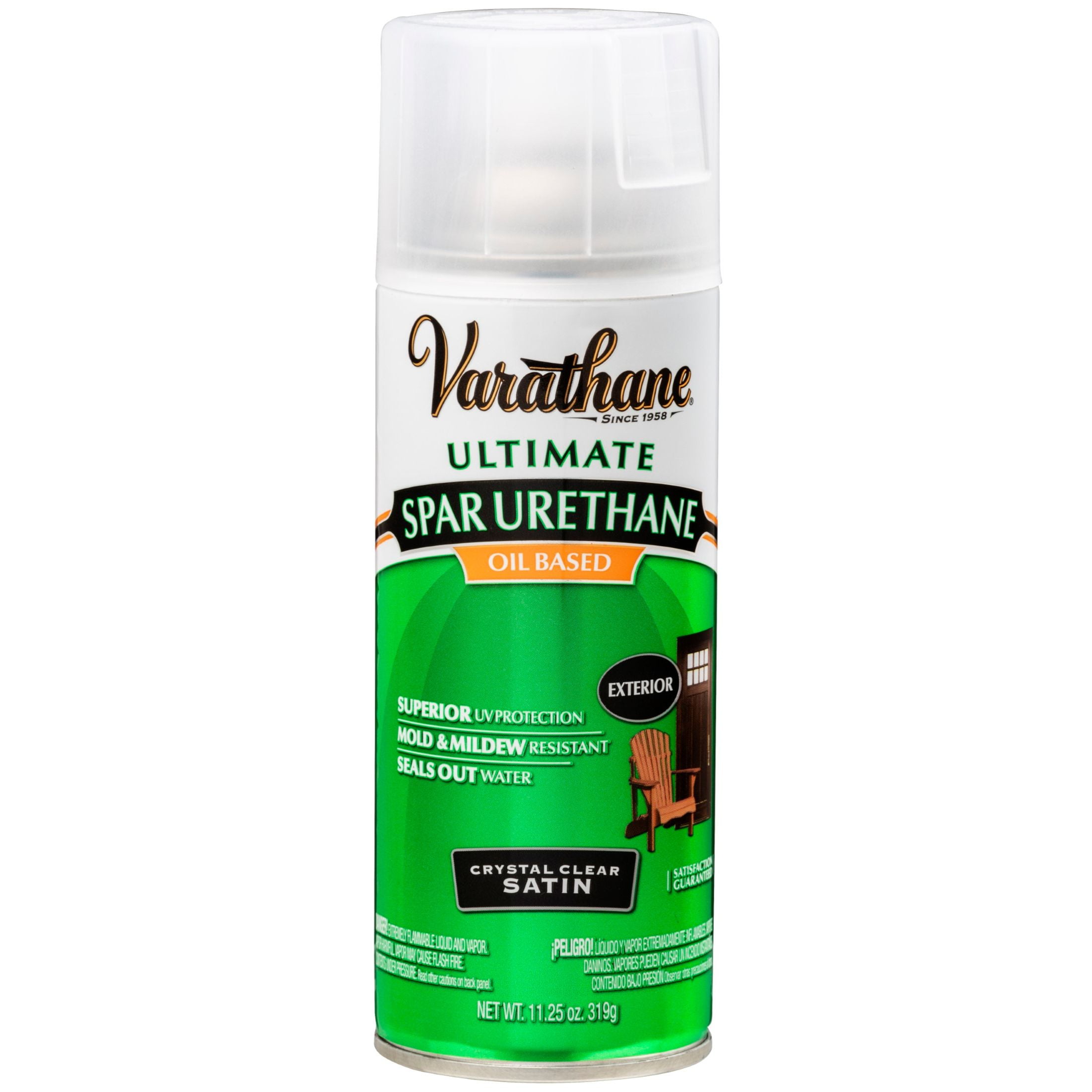 Clear, Varathane Ultimate Spar Urethane Oil-Based Satin Spray-340283 ...