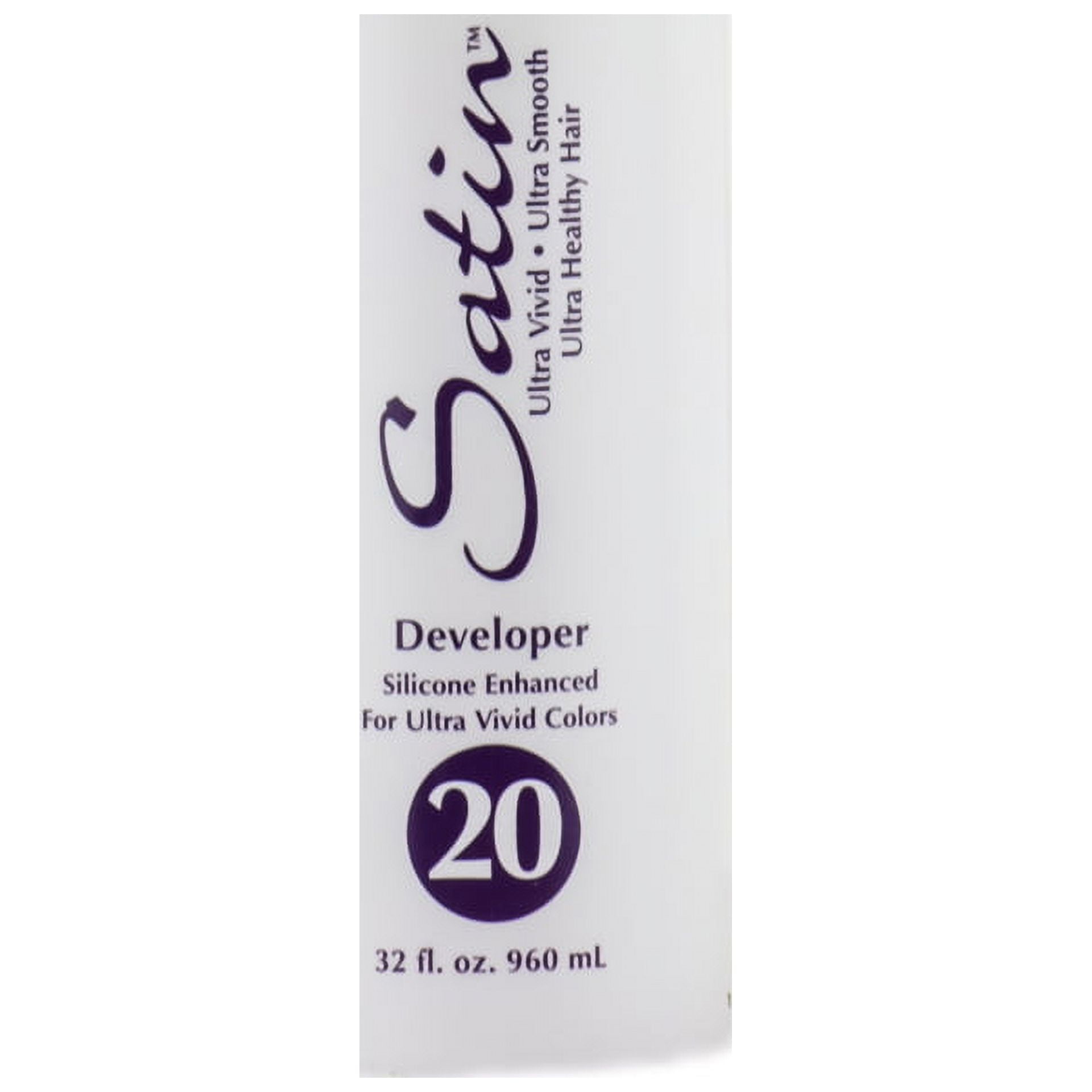 Satin Developer 20 Volume - Silicone Enhanced For Ultra Vivid Color ...