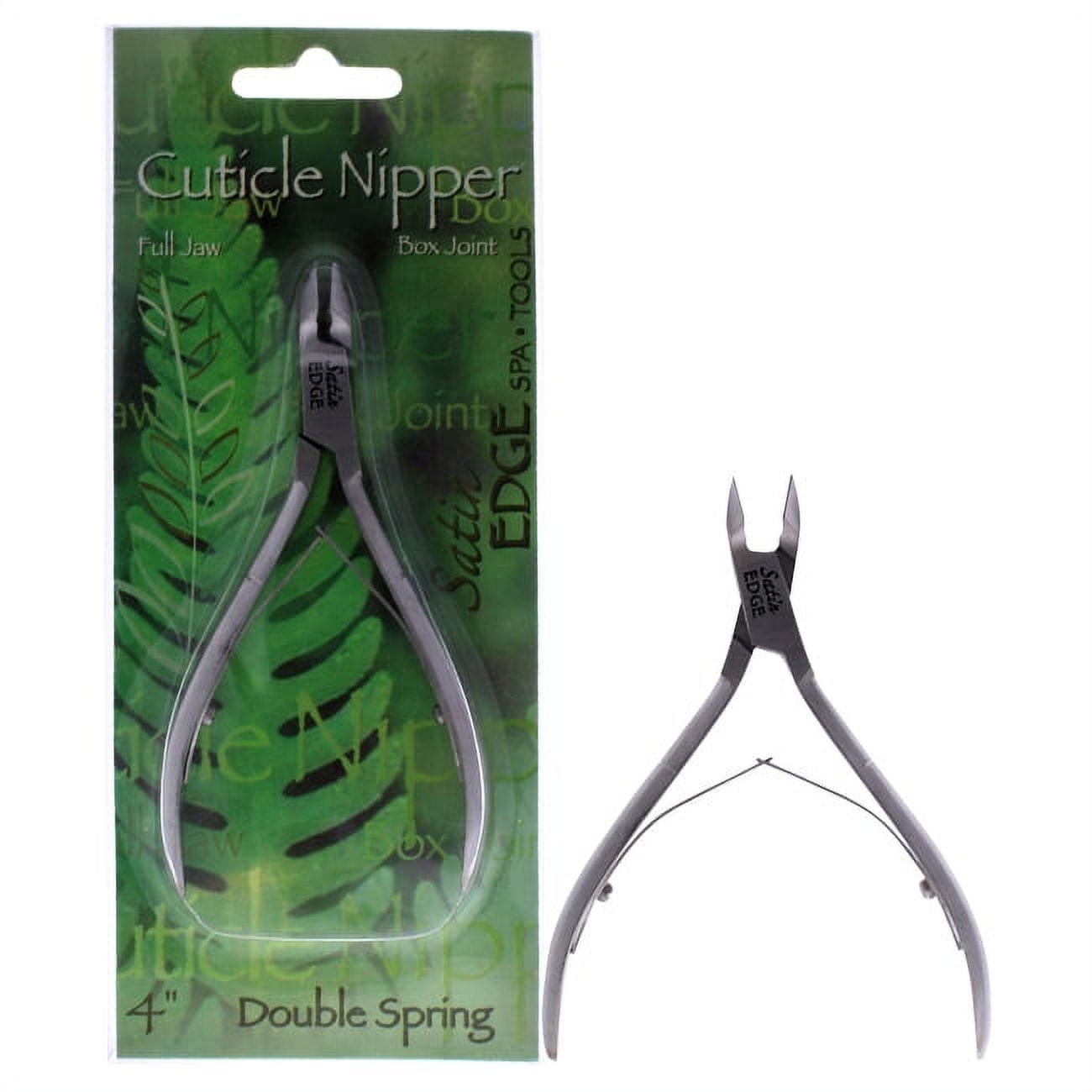 Satin Edge Cuticle Nipper Double Spring - Full Jaw 4 Inch - Walmart.com