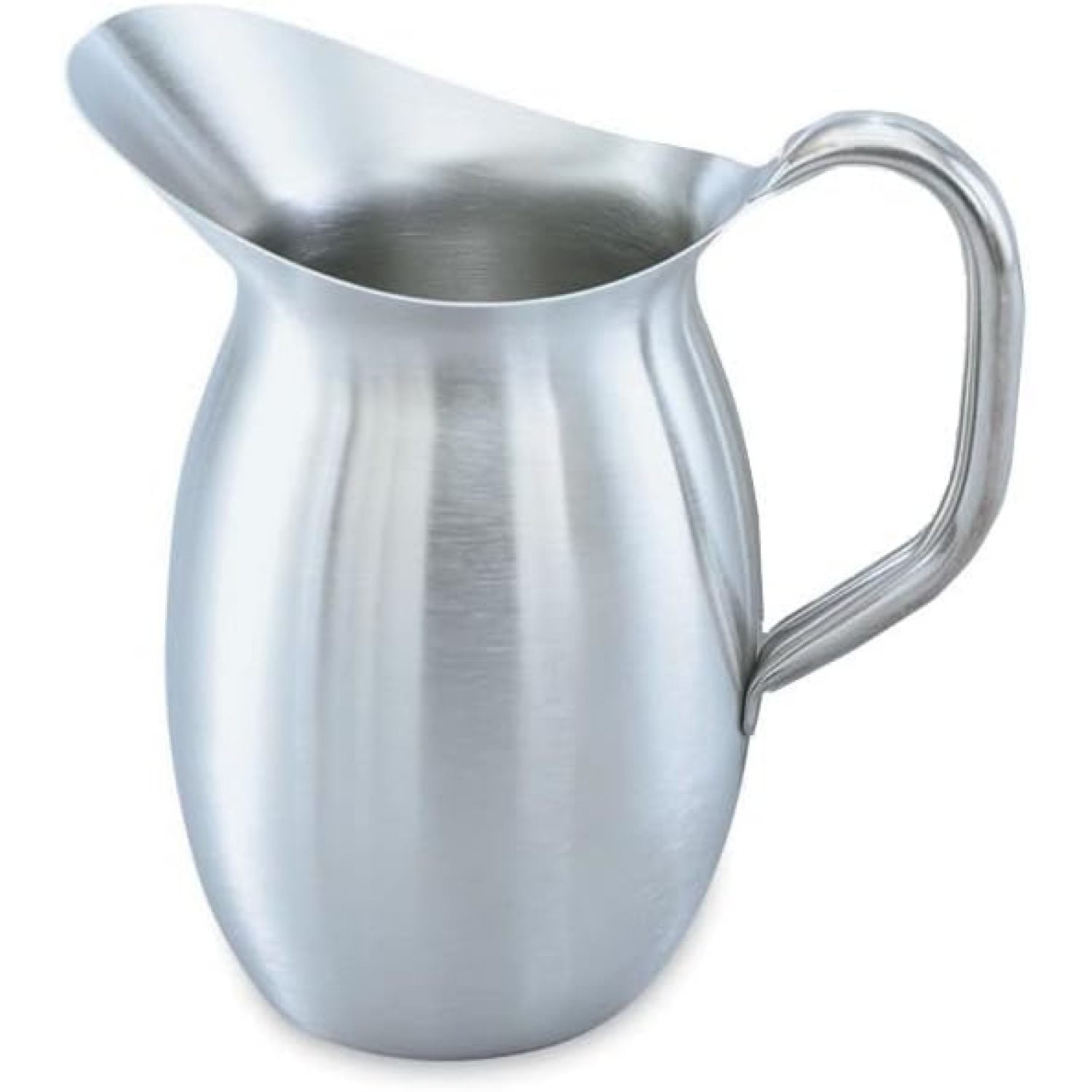 Satin Finish S/S Hollow Handle Bell-Shaped Pitcher, 4.13 Qt - Walmart.com