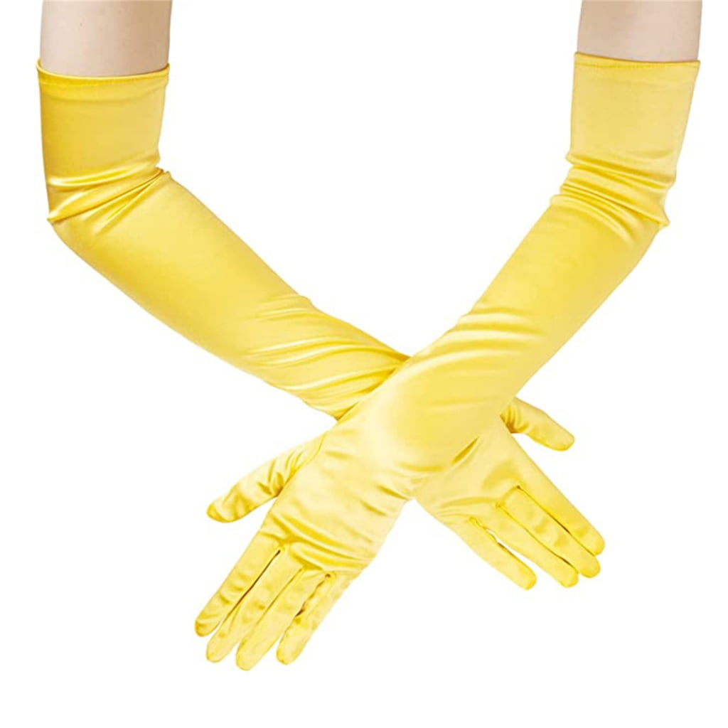 Satin Gloves Wedding Gloves Performance Gloves Banquet Gloves Prom ...
