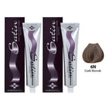 Satin Haircolor 6N Dark Blonde (Pack of 2) - Walmart.com